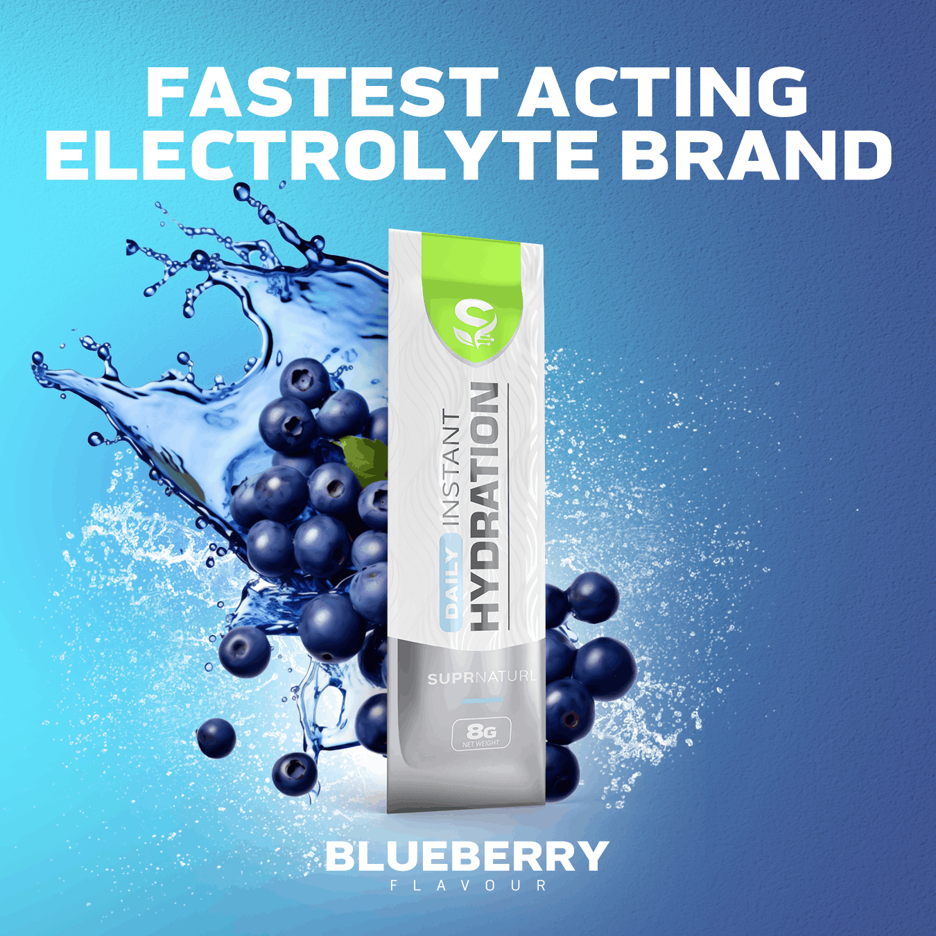 Daily Instant Hydration – Blueberry | Natural Electrolyte Support ...